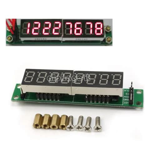 8 Digit Led Display Max7219 Digital Control Tube Module Red Matrix For