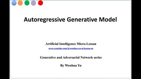 Autoregressive Generative Model Youtube