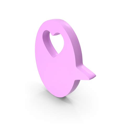Pink Heart Comment Chat Symbol Png Images And Psds For Download Pixelsquid S119672875