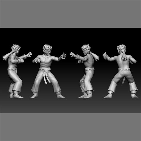 Stl File Pokemon Kanto Johto Elite Four Bruno・3d Printer Model To