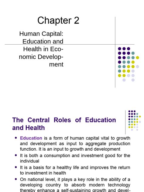 development 2 cha2 pdf labour economics human capital