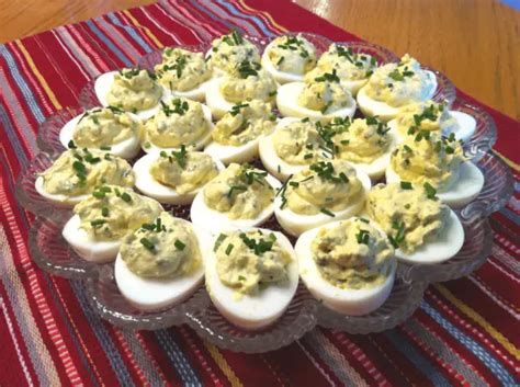 Crab Stuffed Deviled Eggs Vintage Cooking