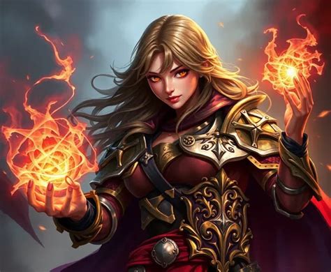 Female D D Character Art Image Free AI Generator Makepix