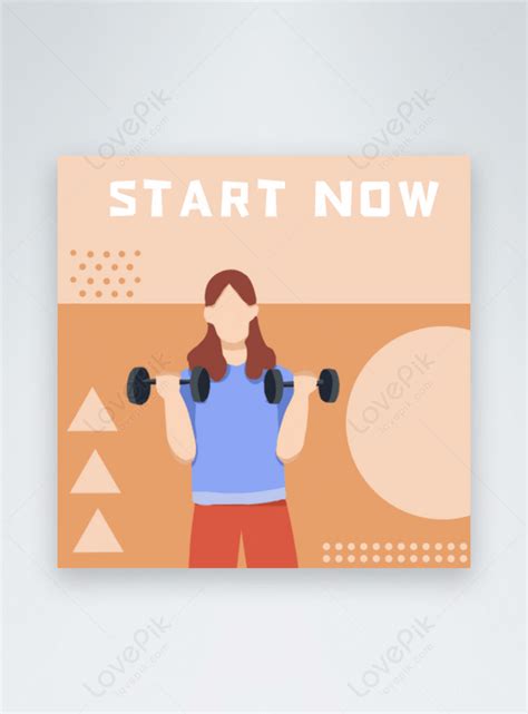 아령 포스터 피트니스 만화 이미지 사진 469061744 무료 다운로드