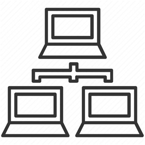 client server data share network share pc share server share icon