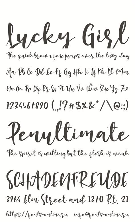 Lucky Girl Font