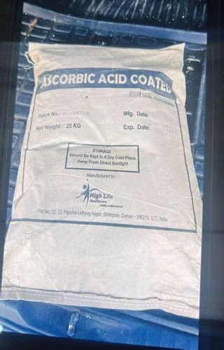 Ascorbic Acid Coated Grade Standard Ip At ₹ 350kg In Karnal Id 2853872007388