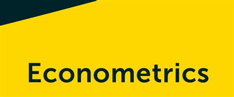 Types Of Econometric Models A Comprehensive Overview