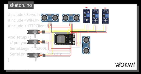 Sampah Otomatis Copy Wokwi Esp32 Stm32 Arduino Simulator