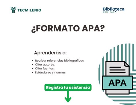 ¿Cómo citar en Formato APA? | Biblioteca Digital Tecmilenio