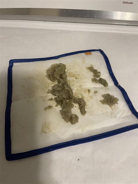 Made Some Hash Using Snow In The Subzero Temps Last Night Rhash