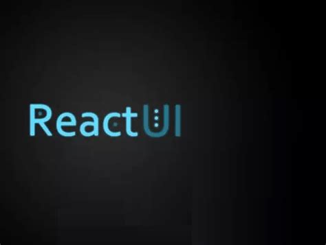 reactui a webgl react based ui system free download