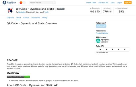 Dynamic Qr Code Api Apislist