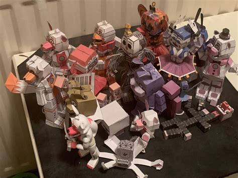 My Fnaf Papercrafts Part 1 R Fivenightsatfreddys