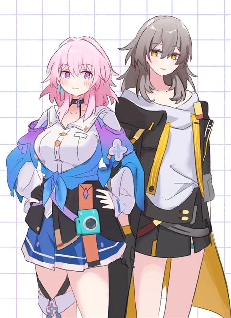 Trailblazer Stelle March Th And March Th Honkai And More Drawn By Piri Danbooru