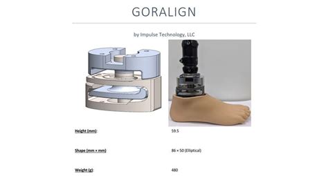 Self Aligning Prosthetic Ankle Impulse Technology