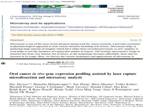 Applications Of Microarray Ppt