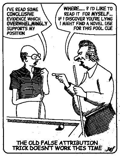 The Skeptics Field Guide False Attribution