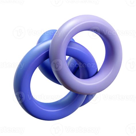 Picturesque Artistic Interlocking Rings Clean Lines Crisp Edges Flat Color With Scalable