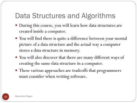 PPT CSE Data Structures And Algorithms PowerPoint Presentation Free Download ID