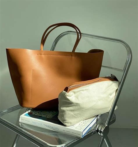 듀오 소가죽 레더 쇼퍼 숄더백 데일리 직장인 가방내부 파우치포함