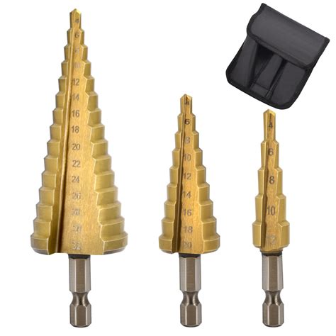 Set 3 Broca Conica Escalonada 4 A 32 Mm Sodimac Chile