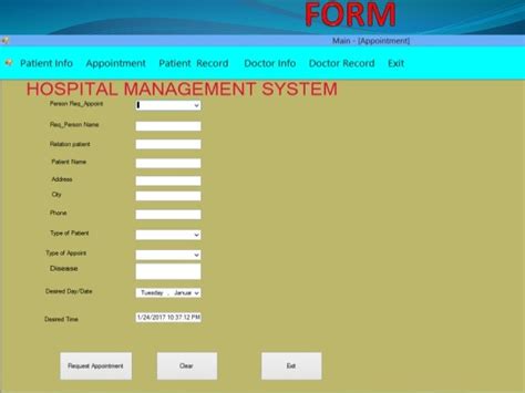 Hospital Mangement System In C