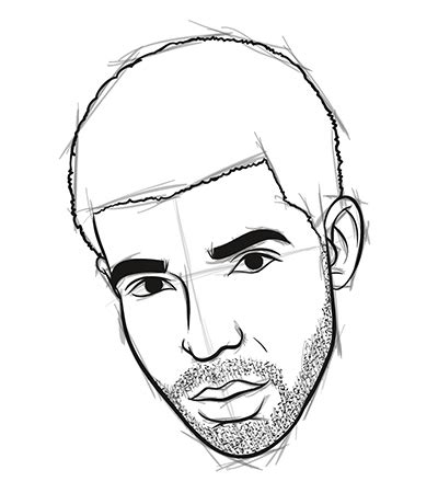 How To Draw Drake Step By Step