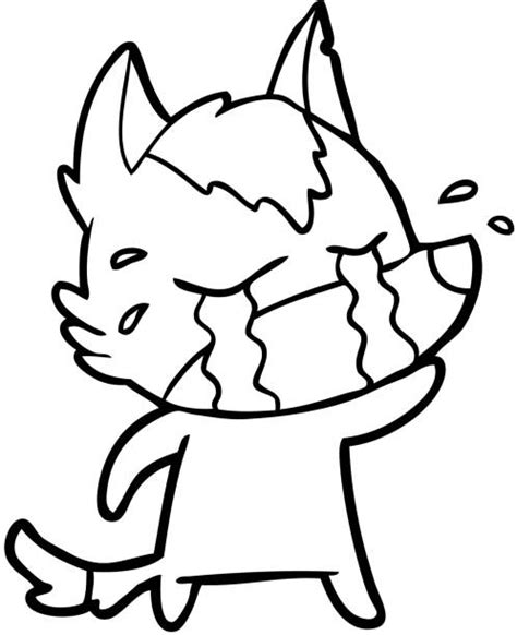 Crying Wolf Drawing