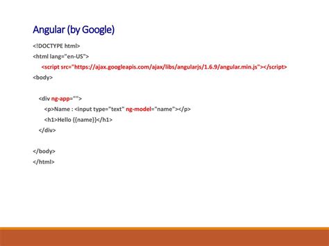 Javascript Libraries Frameworks Ppt Download
