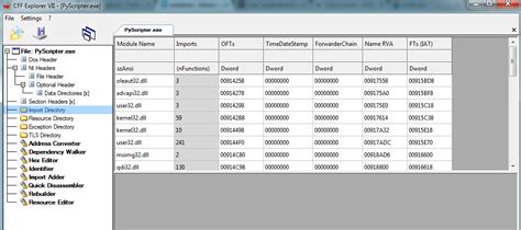 Windows Extract Dlls In Import Directory And Runtime Tool Reverse