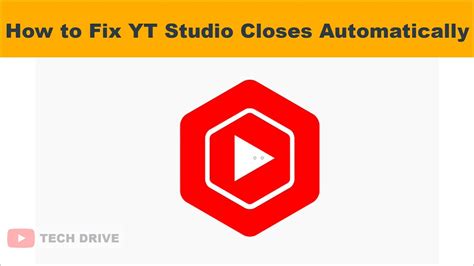 How To Fix Youtube Studio Closing Automatically Crashing Problem In Android IOS Fix YT
