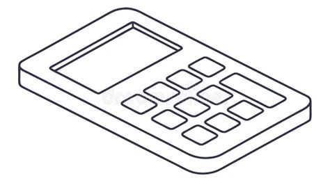 Electronic Calculator Calculation Numerical Data Vector Design Generative Ai Stock Vector