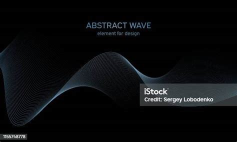 디자인에 대 한 추상 웨이브 요소입니다 디지털 주파수 트랙 이퀄라이저 양식에 일치 시키는 라인 아트 배경입니다 혼합 도구를 사용 하 여 만든 선이 있는 화려한 반짝 물결