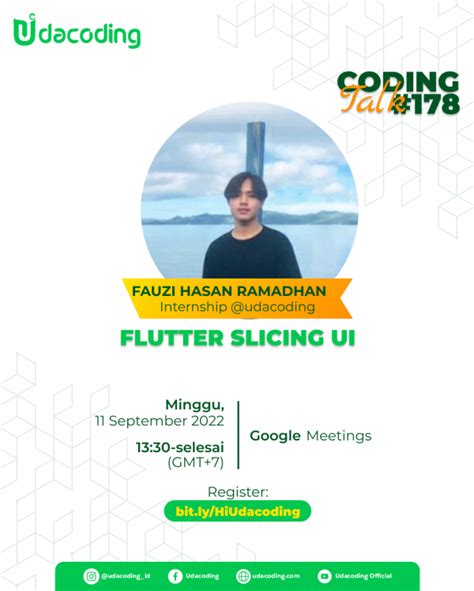 CodingTalk Flutter Slicing UI UDACODING