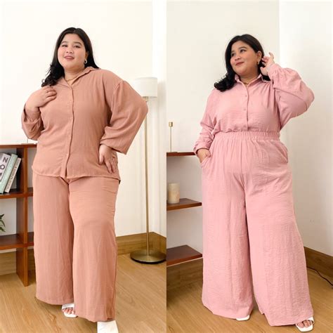 Fiona Set Jumbo Suit Big Size Suit Plus Size Suit One Jumbo Set