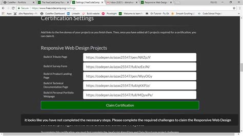 Why I Am Not Getting Certificate The Freecodecamp Forum