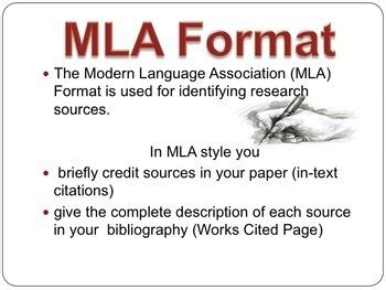 Research Paper MLA Format And Citing Sources With Google Slides