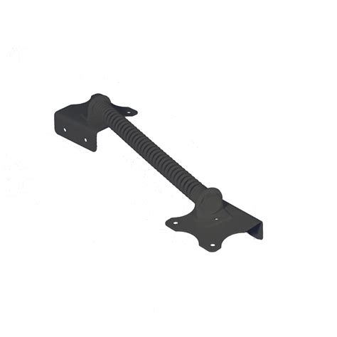 LMT Self Closing Adjustable Stainless Steel Gate Spring For Vinyl Fence Gates Black