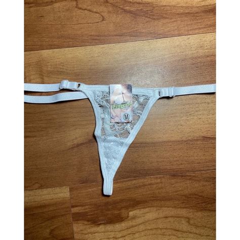 Calcinha Fio Dental Branca Shopee Brasil
