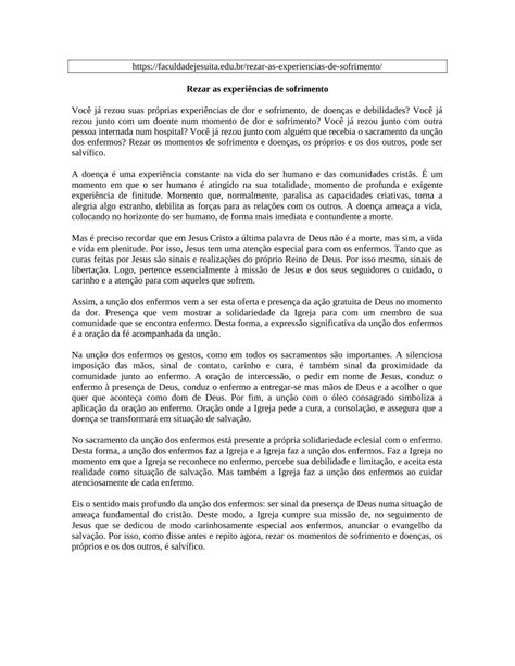 Pdf Rezar Sofrimento 1