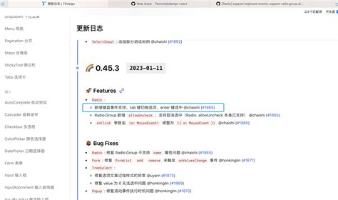 Radio 键盘交互与原生radio元素存在差异 · Issue 2318 · Tencenttdesign React · Github
