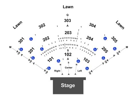 Sleep Train Amphitheatre Seating Chart
