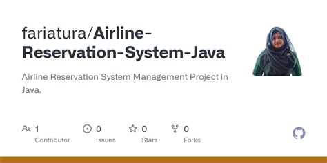 Github Fariatura Airline Reservation System Java Airline Reservation System Management