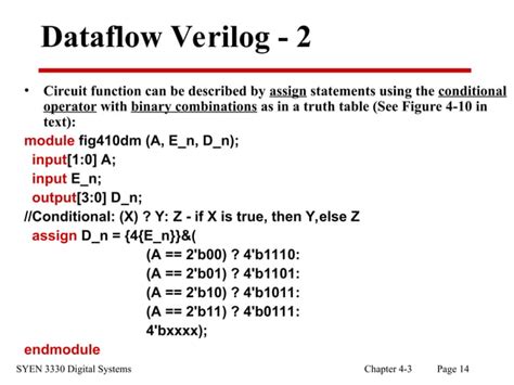 Lecture4 3ppt On Verilog Hdl