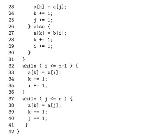 Solved Mergesort 01 Public Static Void Mergesort Char A