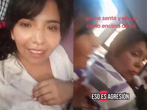 ‘y Todo Por Un Asiento Joven Exhibe A Mujer Que Se Sentó Sobre Ella En