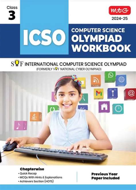 mtg international computer science olympiad work book class 3 for