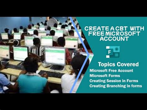 Ultimate Guide To Creating Computer Based Tests With Microsoft Forms Free Account YouTube