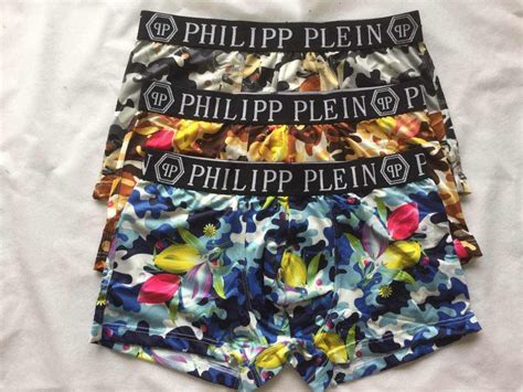 Купить Трусы боксер Филипп Плейн мужские трусы Ice Шелковый трусы 3 ...